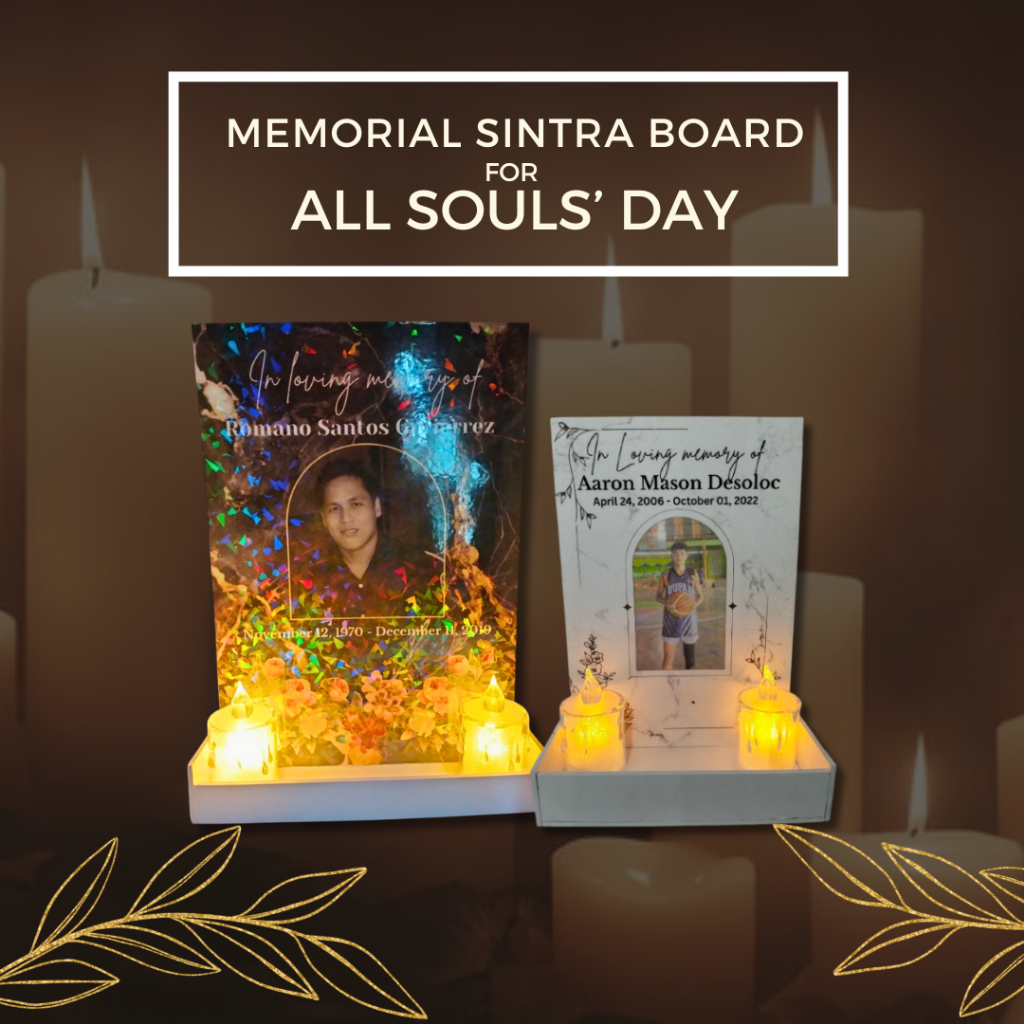 Memorial Sintra Board (Sintra Lapida) A4, A5 Size with Free Battery ...