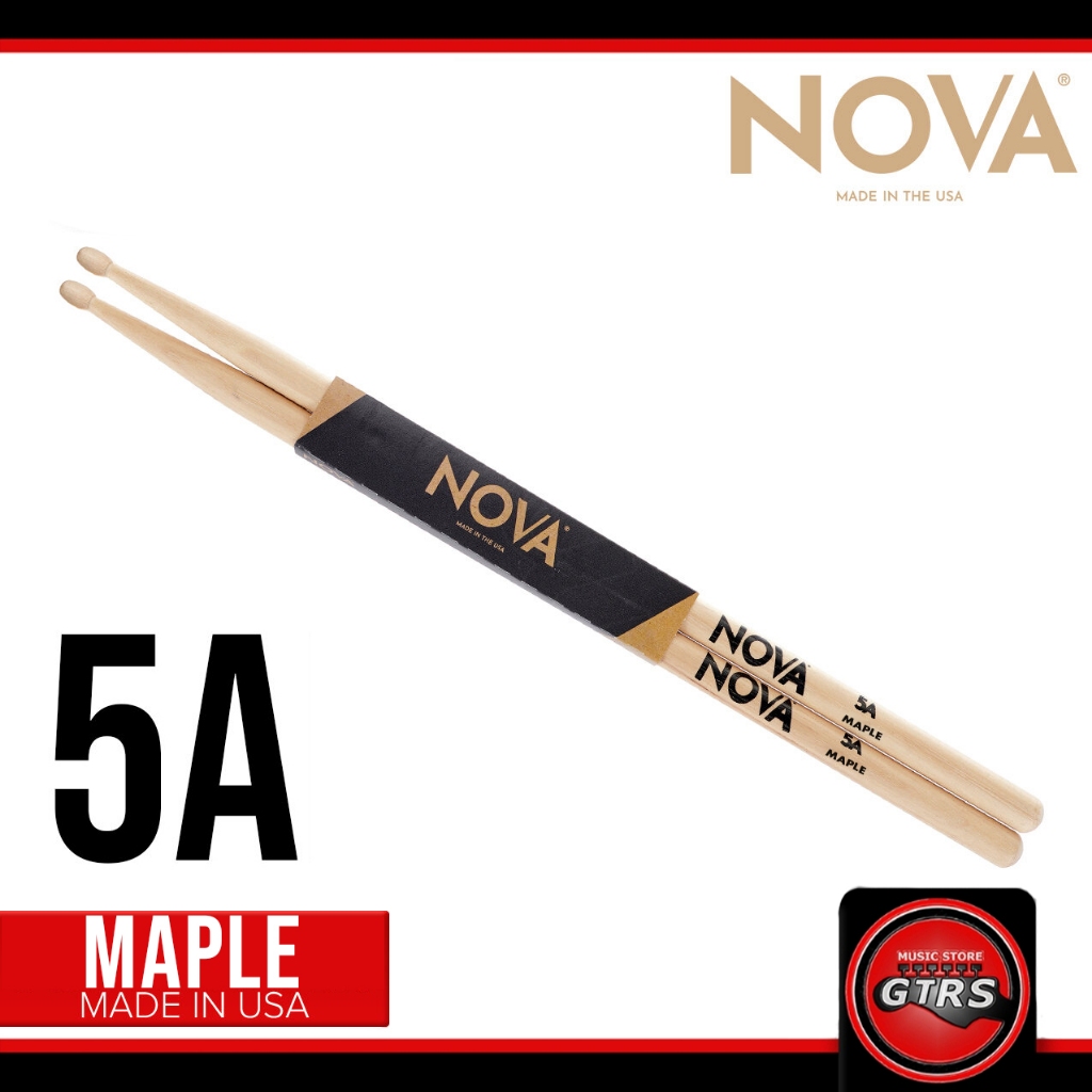 Nova Drumsticks Maple Wood 5A 5AN by Vic Firth USA Drumstick | Shopee Philippines