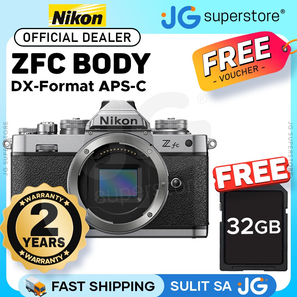 Nikon Z Series Zfc Mirrorless Camera w/ 20.9 MP DX APS-C Sensor & 4K 30 ...