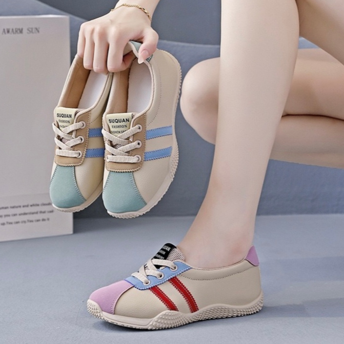 [JSJK ]korean minimalist cross-trainer wide toe outer wear walking ...