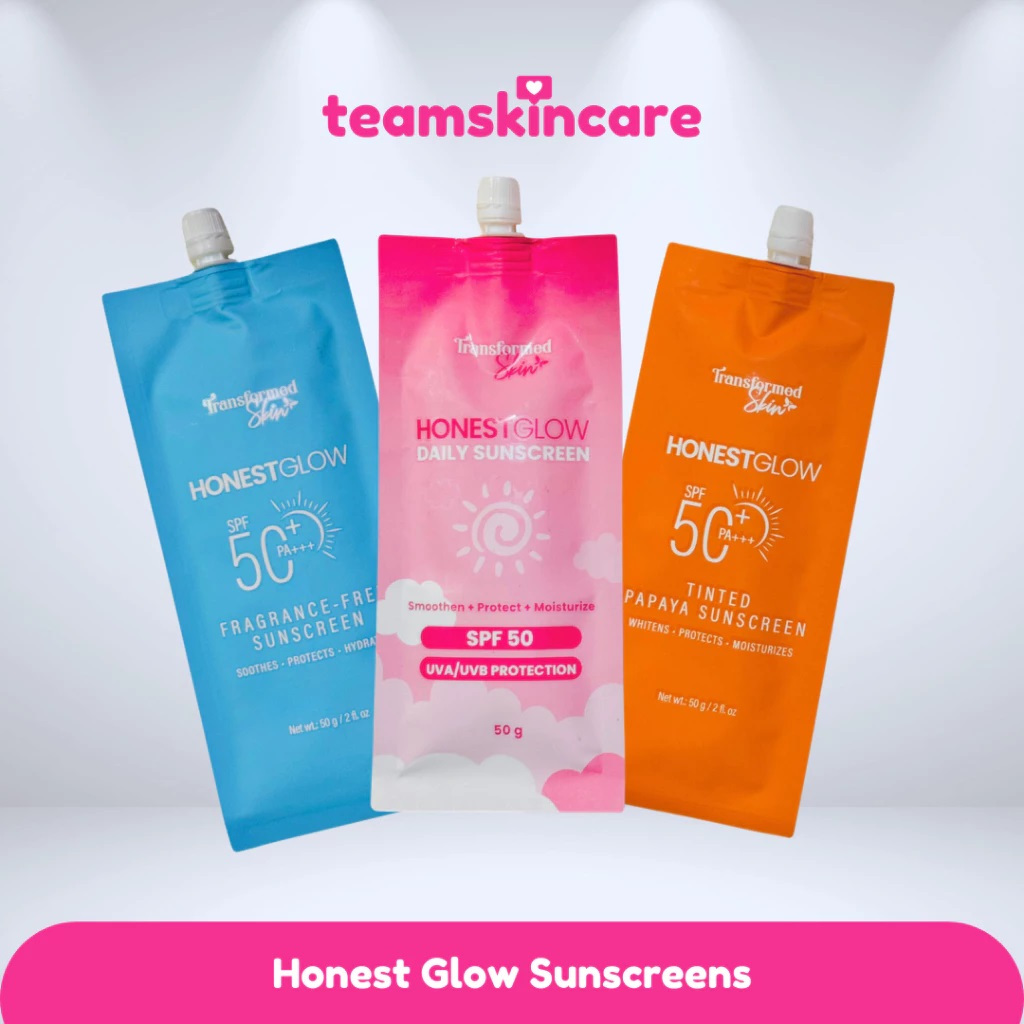 Honest Glow Daily Sunscreen SPF50 50g | Tinted Papaya Sunscreen SPF50 ...