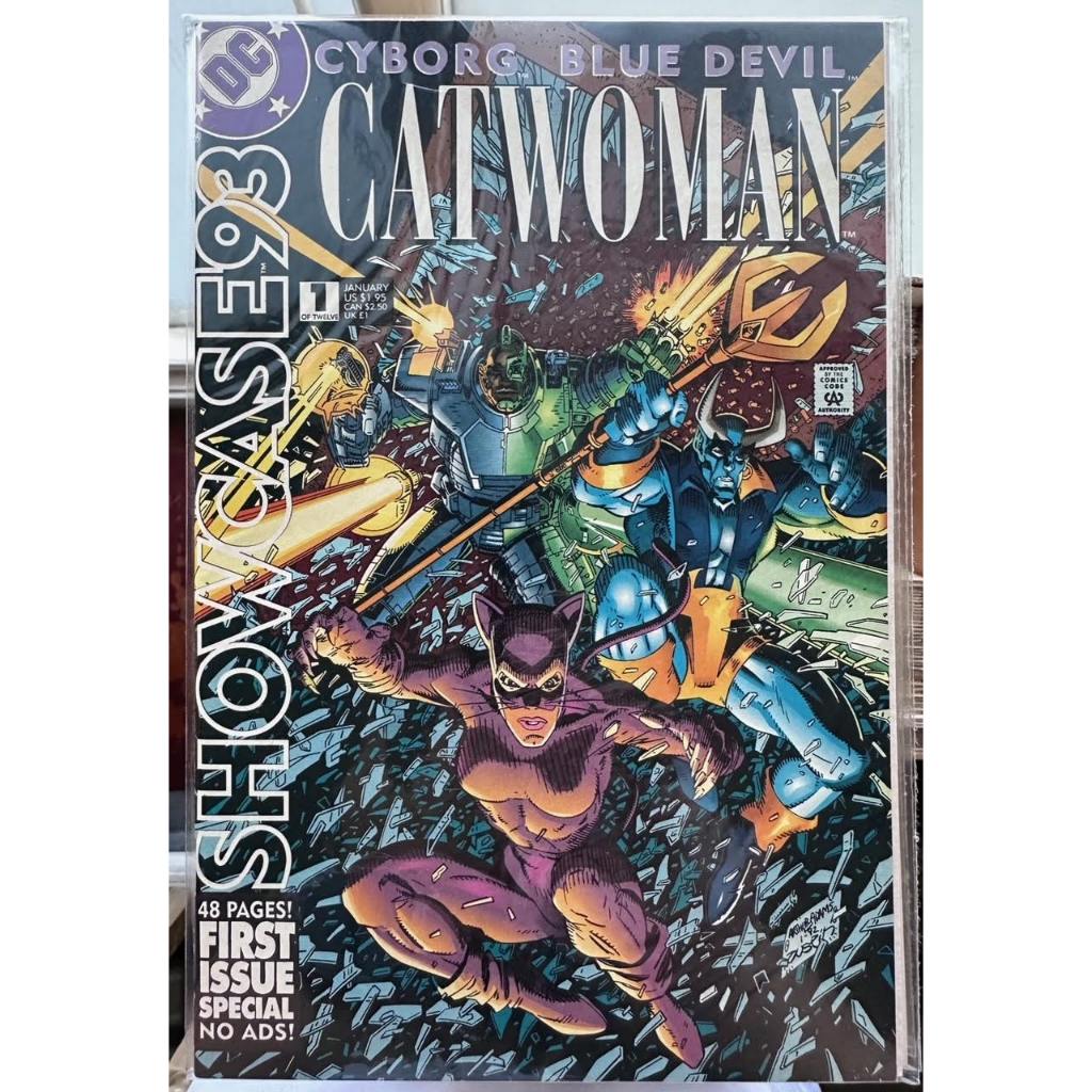 Dc Comics: 1993 - Showcase '93 #1, 2, 7 - Catwoman Cyborg Blue Devil ...