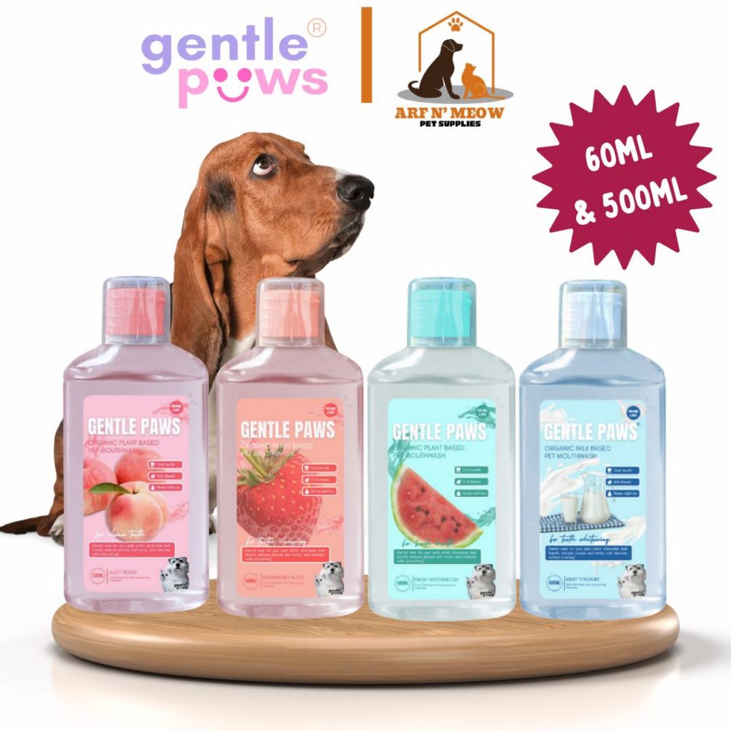500ml Luscious Plant-Based Pet Mouthwash Gentle Paws Water Additives Drink Booster Oral Health ...