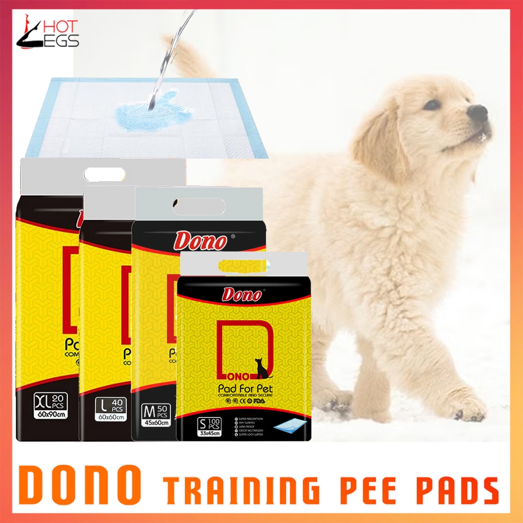 Dono Training Pads Comfortable & Secure Pee Pad Training Pet Pads for ...