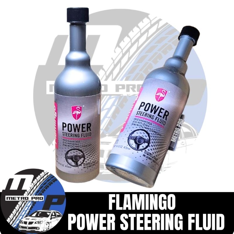 FLAMINGO Power Steering Fluid(473ML)Protecs Power Steering System From ...