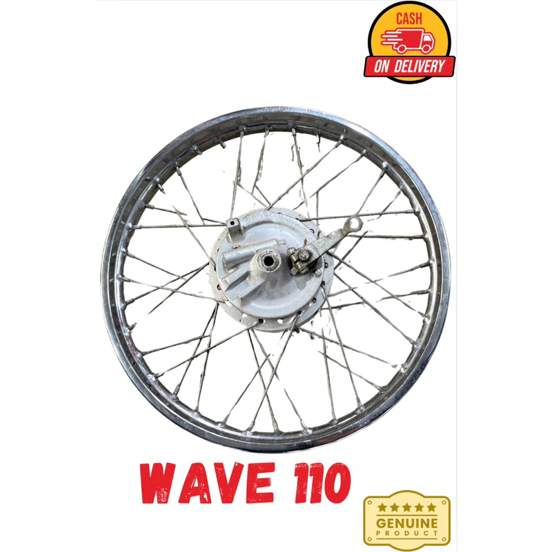 Wave CX Alpha110 Stock Rim Set Secondhand Genuine | Shopee Philippines