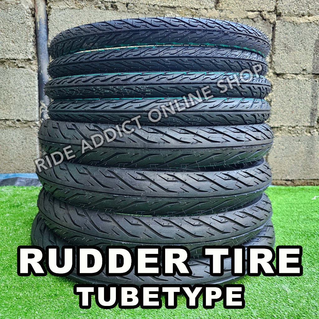 ORIGINAL RUDDER TIRE TUBETYPE MOTORCYCLE TIRE | Shopee Philippines