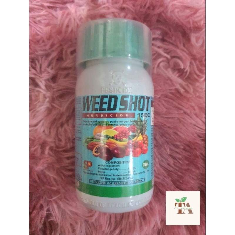 Weedshot 15EC Herbicide ~ 1 liter, 500ml, 250ml Weed Killer~ Fluazifop ...