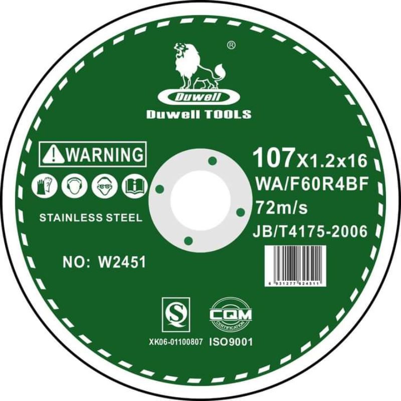 Stainless Steel Cutting Disc Duwell Tools (107×1.2×16) 25pcs COD ...