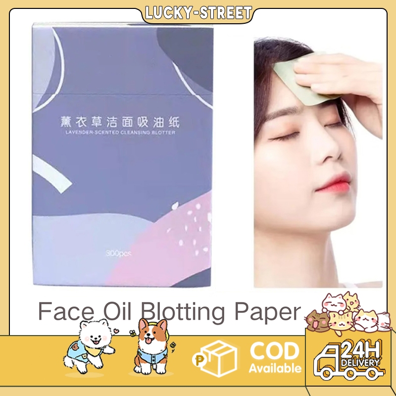 300 Sheets/pack Facial Oil Blotting Sheets Paper Cleansing Face Oil ...