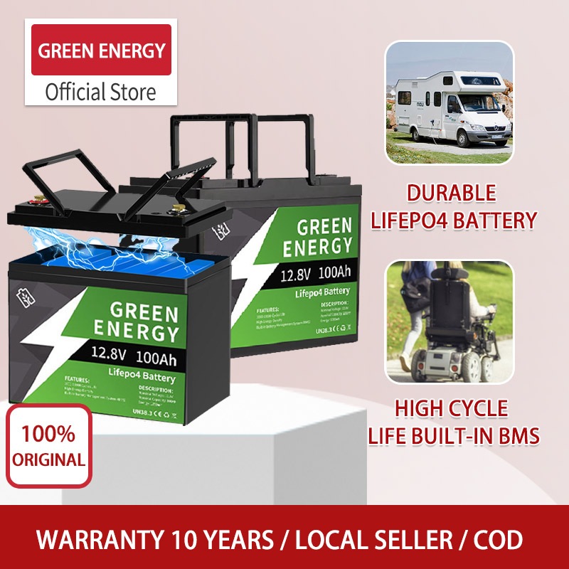 Solar Battery 12v 100ah Lithium Rechargeable AAA Battery with BMS Up to ...