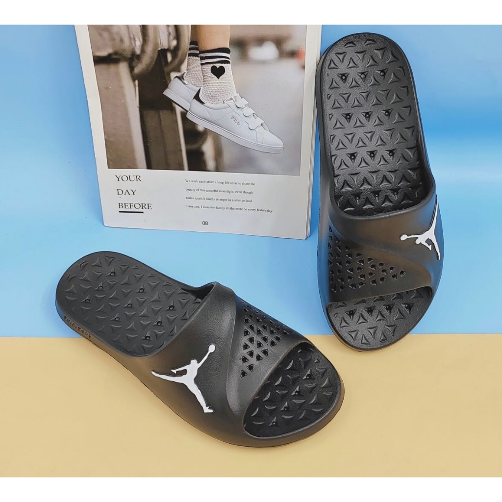 【ZAMO】Jordan slippers men's slippers high quality single strap AIR ...