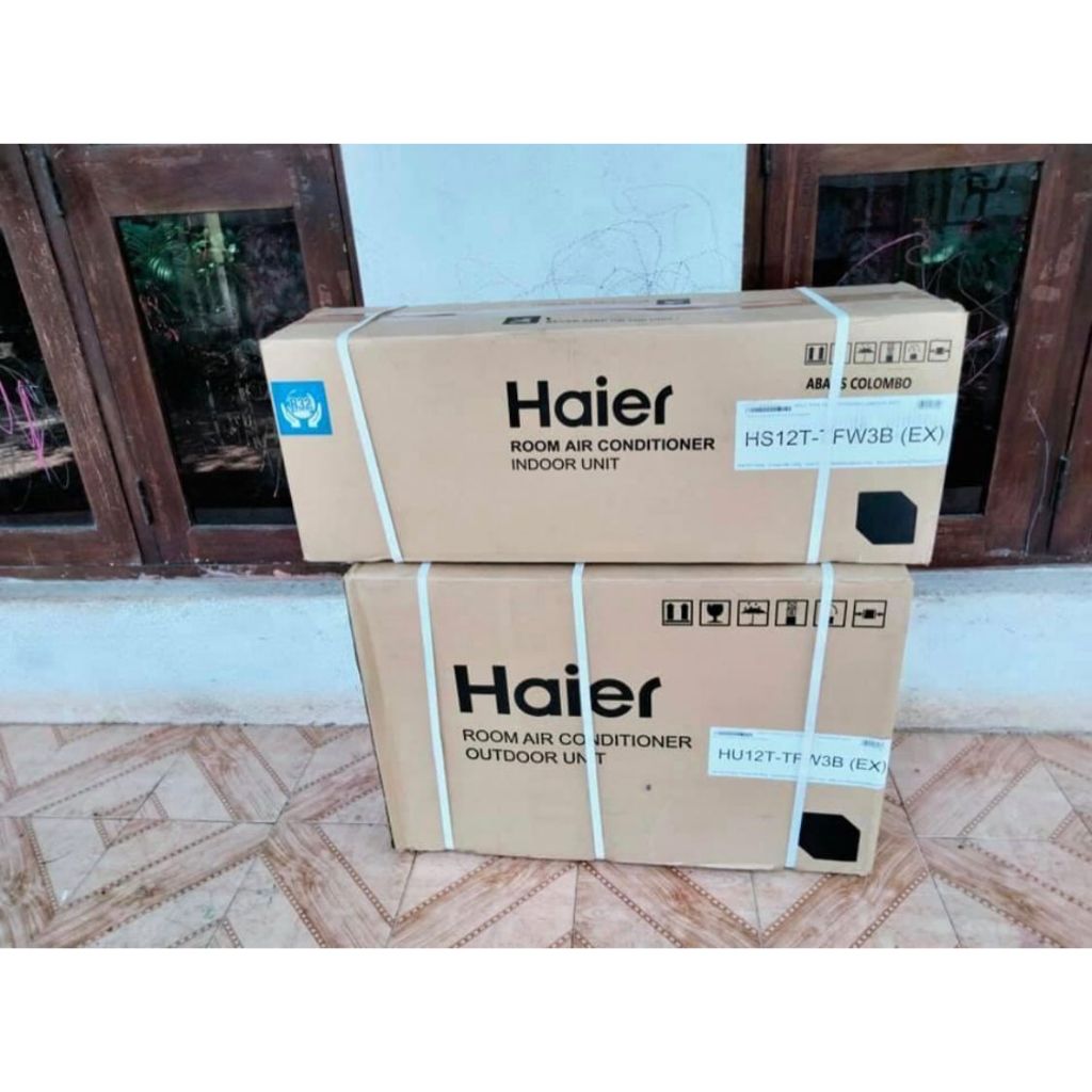 Original brand new haier split type air conditioner | Shopee Philippines