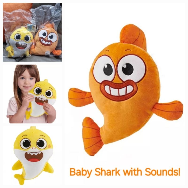 BABY SHARK Big Show Fin Friend Plush with SOUND 12 inch | Shopee ...