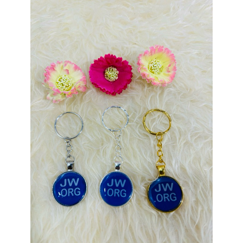 JW.org Keychain Bright color Jehovah’s Witnesses Acrylic Cabochon ...