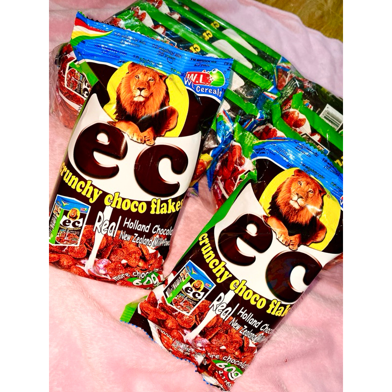 EC Crunchy Choco Flakes 60g 10pcs/pack | Shopee Philippines