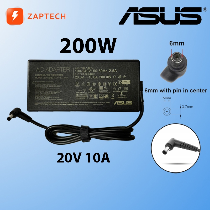 200W ASUS 20V 10A Laptop Charger For ROG Zephyrus G15 GA503 TUF Dash ...