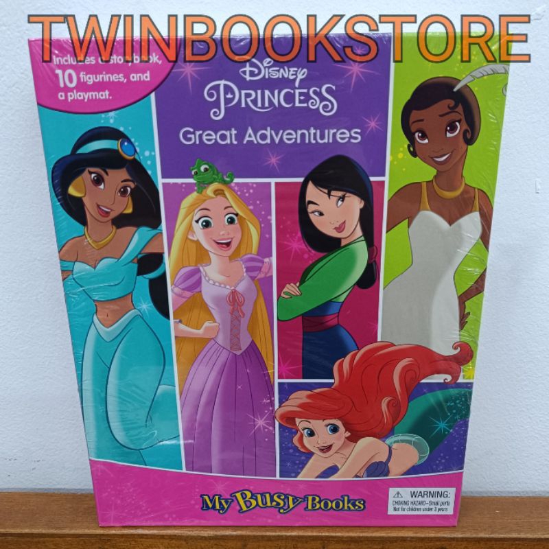 DISNEY PRINCESS GREAT ADVENTURES MY BUSY BOOKS | Shopee Philippines