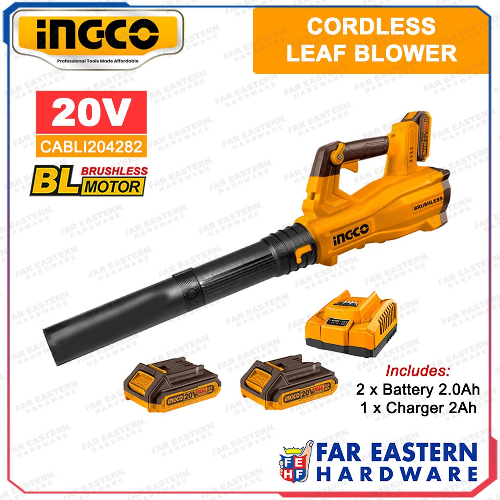 INGCO Cordless Brushless Leaf Blower 20V CABLI20428 | CABLI204282 INPTCL | Shopee Philippines
