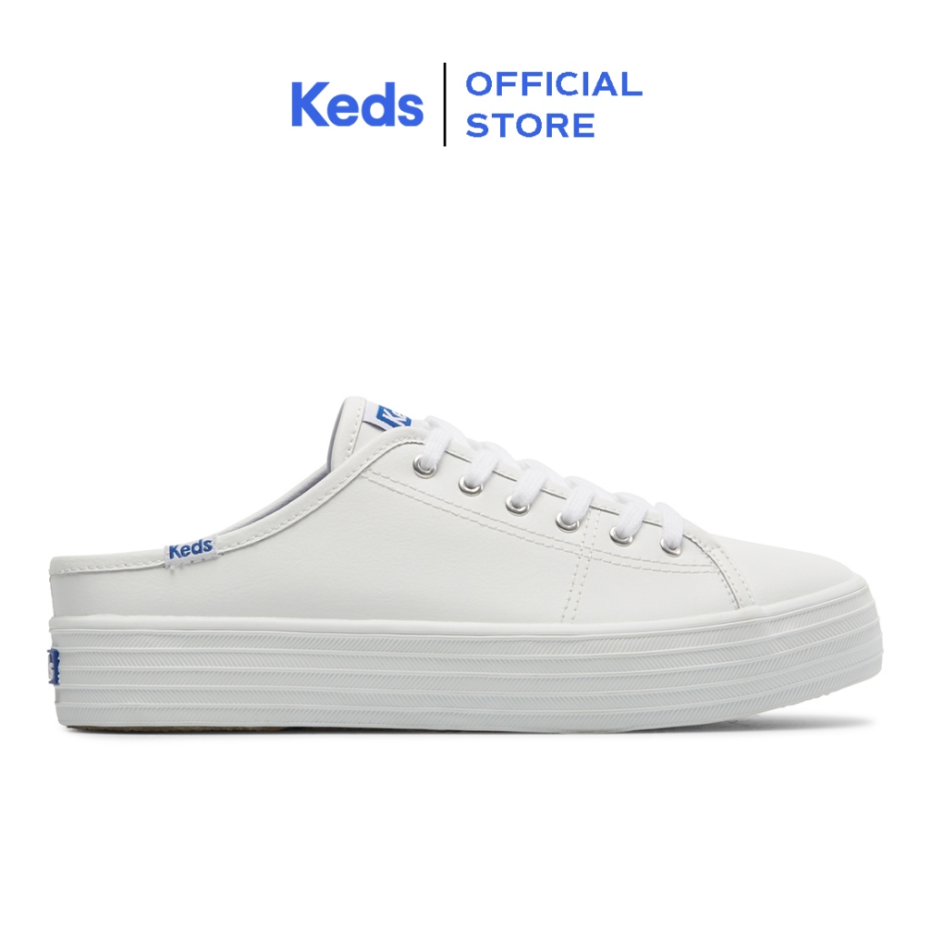 Triple Kick Mule Leather White Sneakers (WH67073) | Shopee Philippines