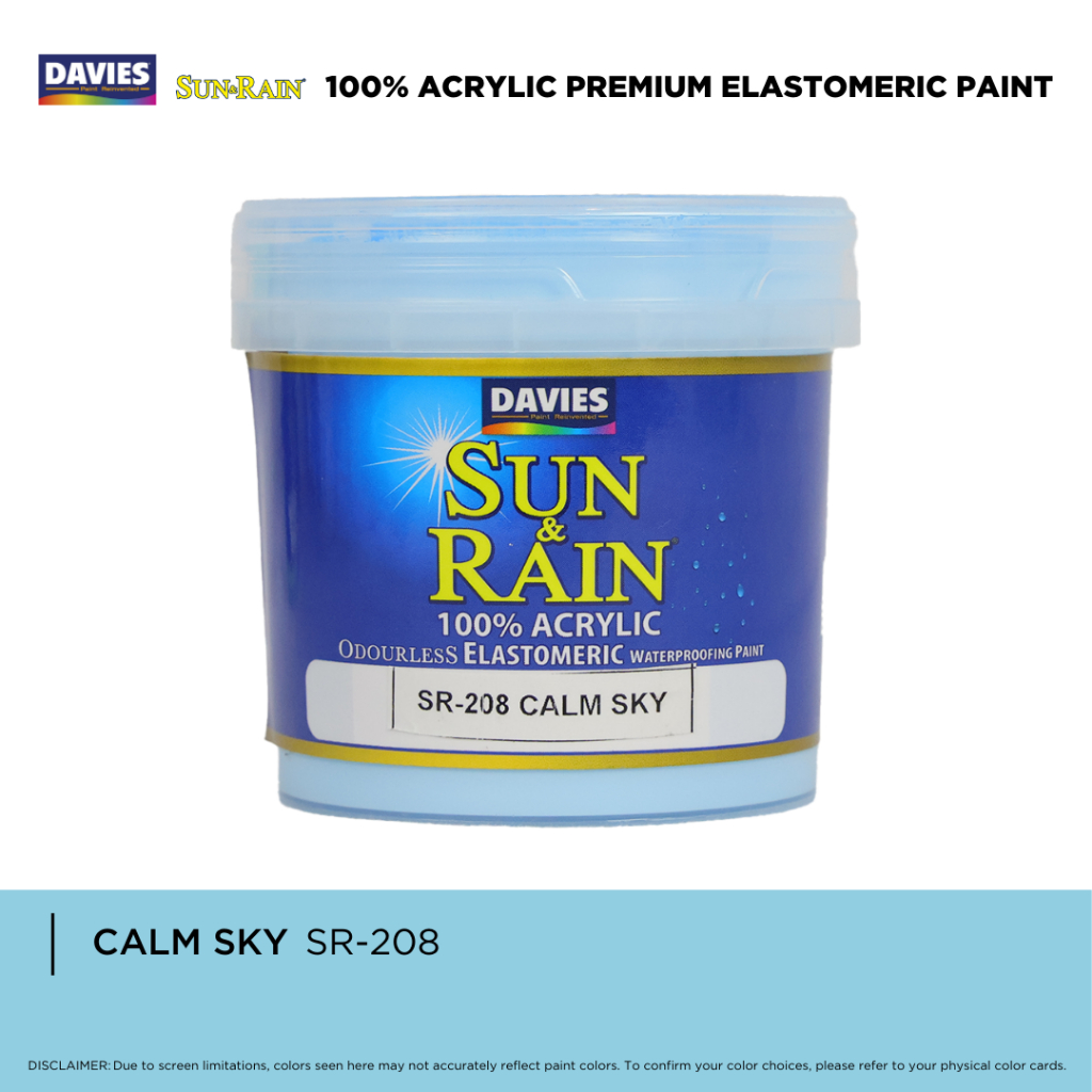 DAVIES Sun & Rain Color Pods Paint (250ml) Calm Sky | Shopee Philippines