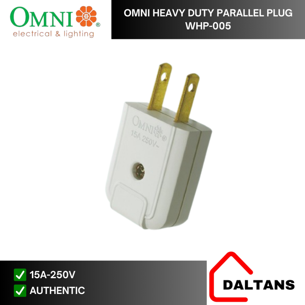 OMNI HEAVY DUTY PARALLEL PLUG WHP-005 | Shopee Philippines