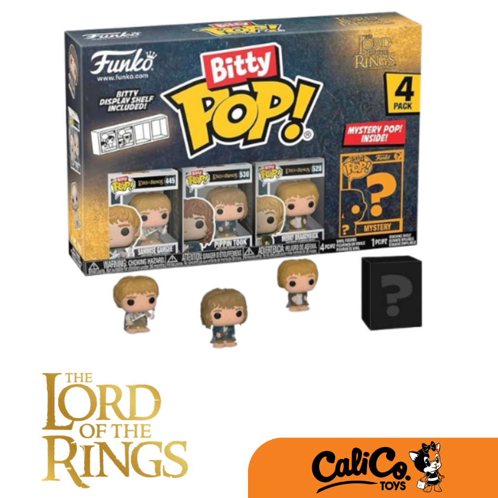 Funko Bitty POP! Lord of The Rings - 4-Pack - Samwise Gamgee, Pippin ...