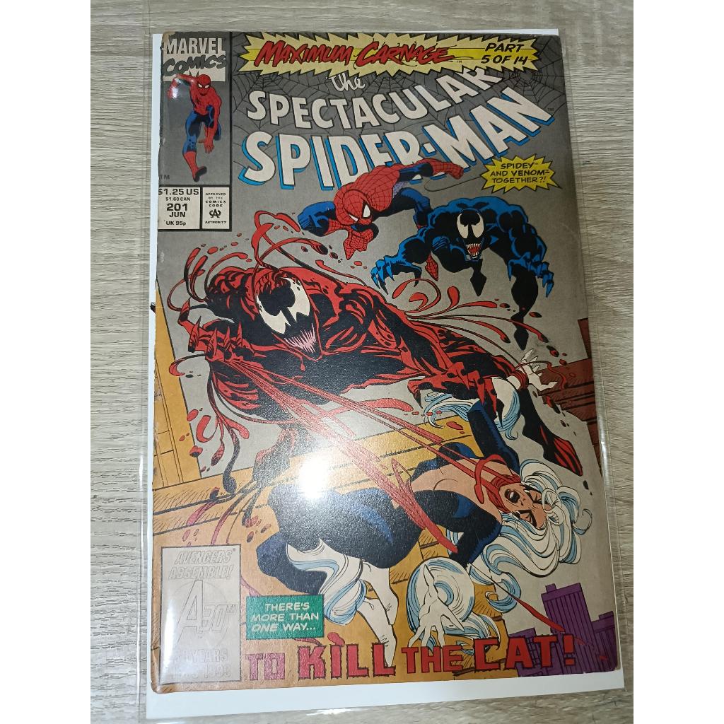 Spectacular Spider-man #201 - GD minus condition (Marvel comics 1993 ...