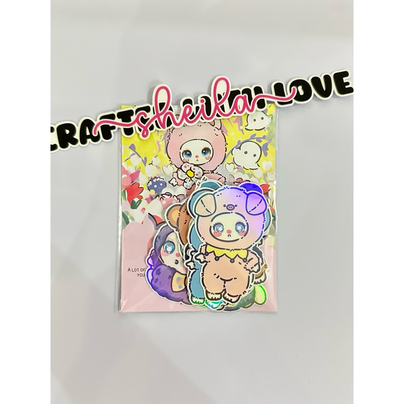 Liila Zoo V2 Holigraphic Waterproof and Smudgeproof Sticker Pack ...