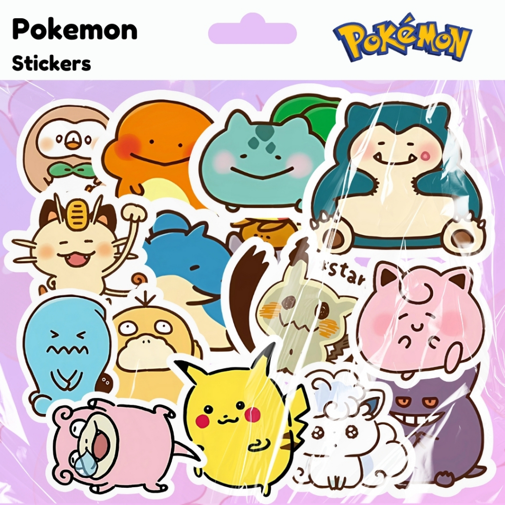 Pokémon Stickers [waterproof vinyl stickers] Pokemon | Shopee Philippines