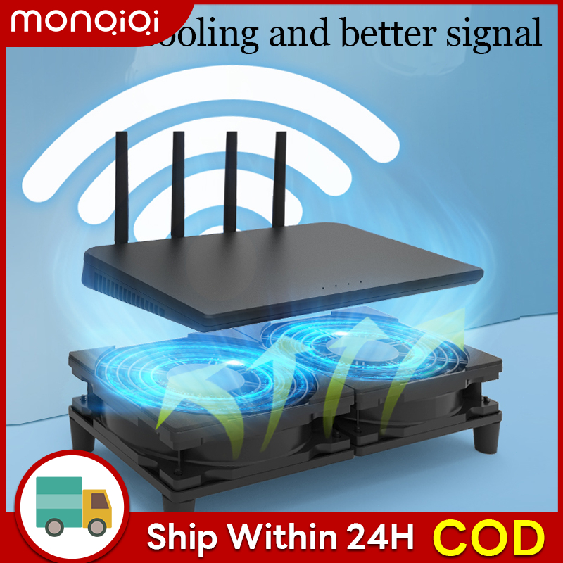 5V USB Router Fan Wireless Wifi Modem Cooling Rack Router Holder Cool ...