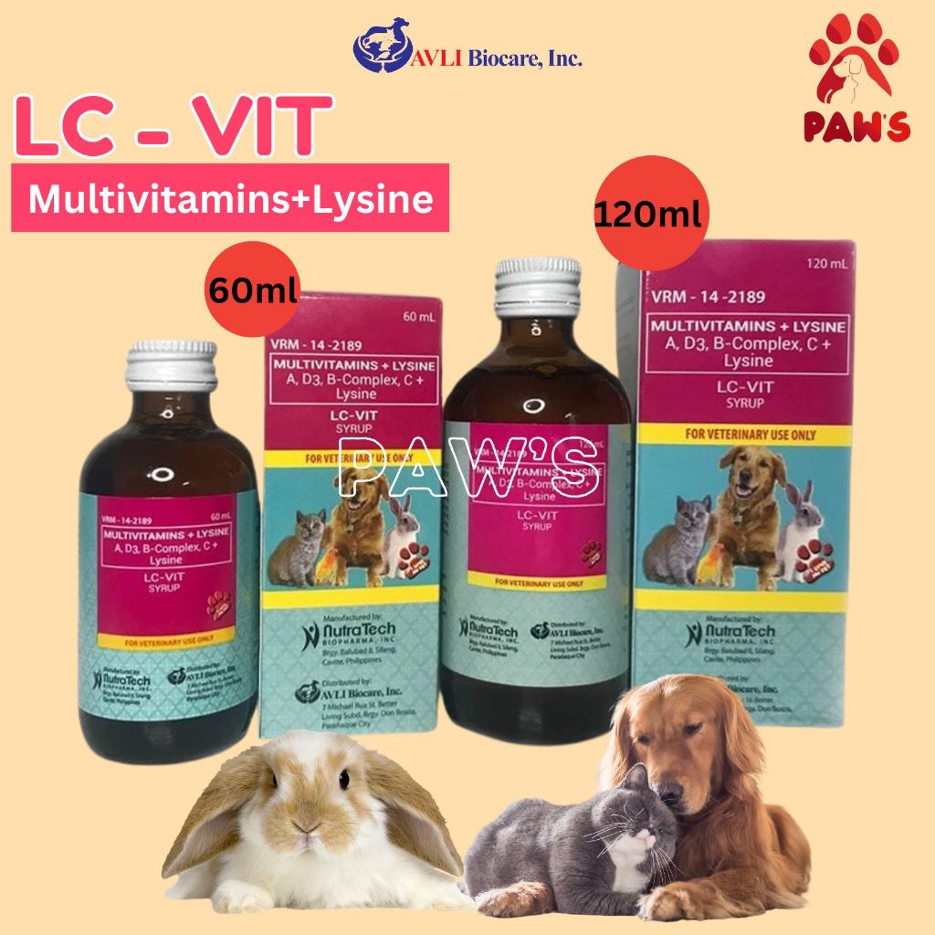 120ml LC Vit Multivitamins Syrup Vitamins PAW'S Ph | Shopee Philippines