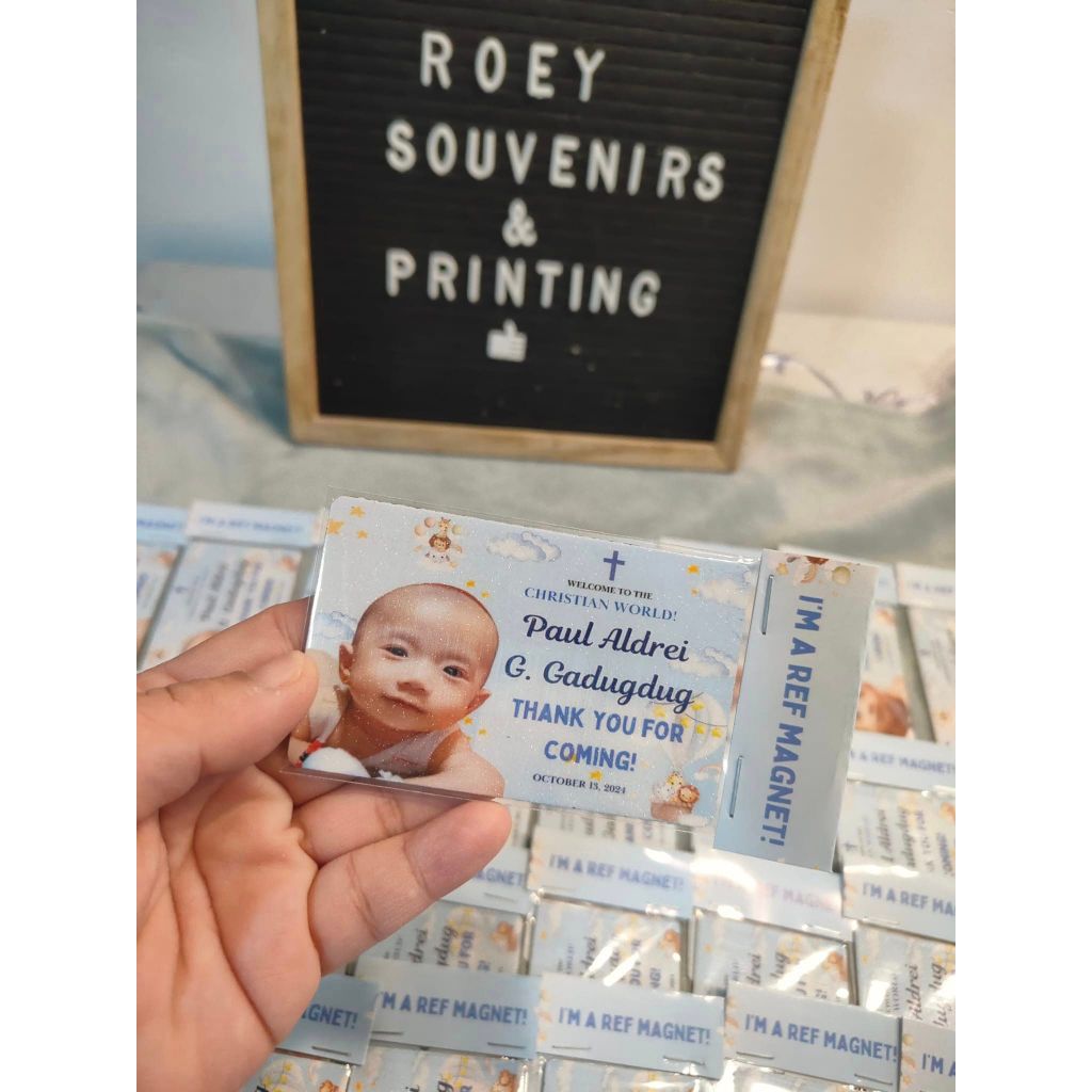 PERSONALIZED ATM REF MAGNETS FOR SOUVENIRS | Shopee Philippines