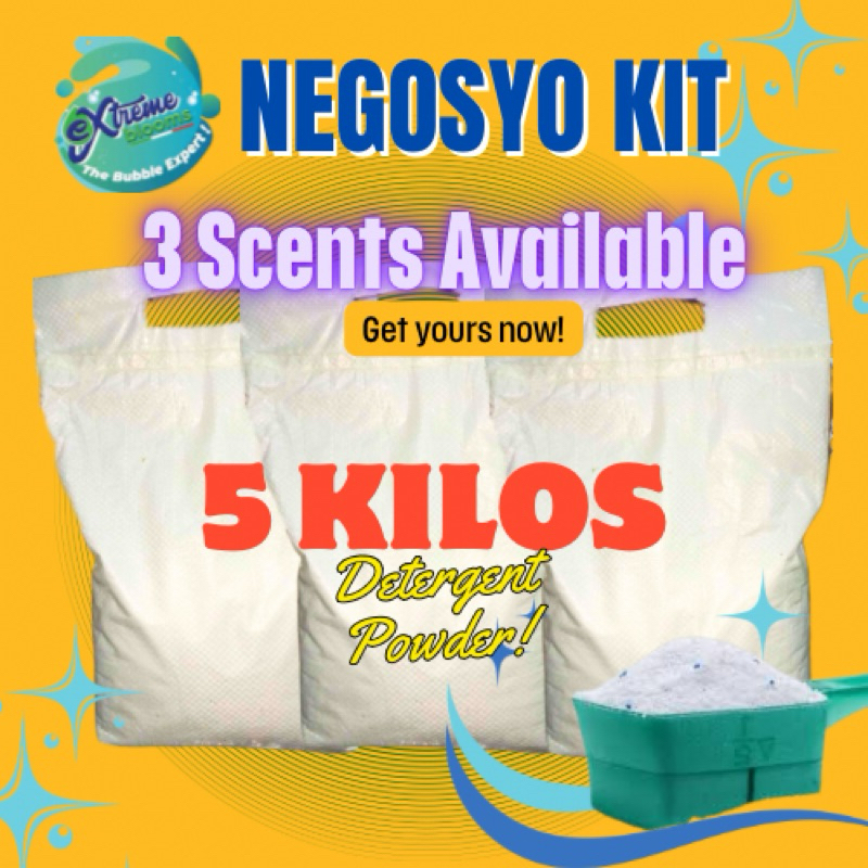 DETERGENT POWDER 5 KILOS – WITH/WITHOUT HD PLASTIC & STICKERS (READY ...