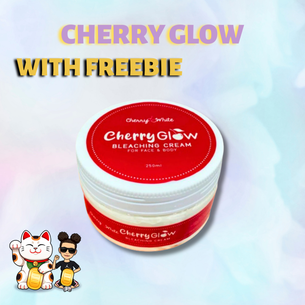 CHERRY WHITE CHERRY GLOW Bleaching Cream for Face and Body 250ml ...