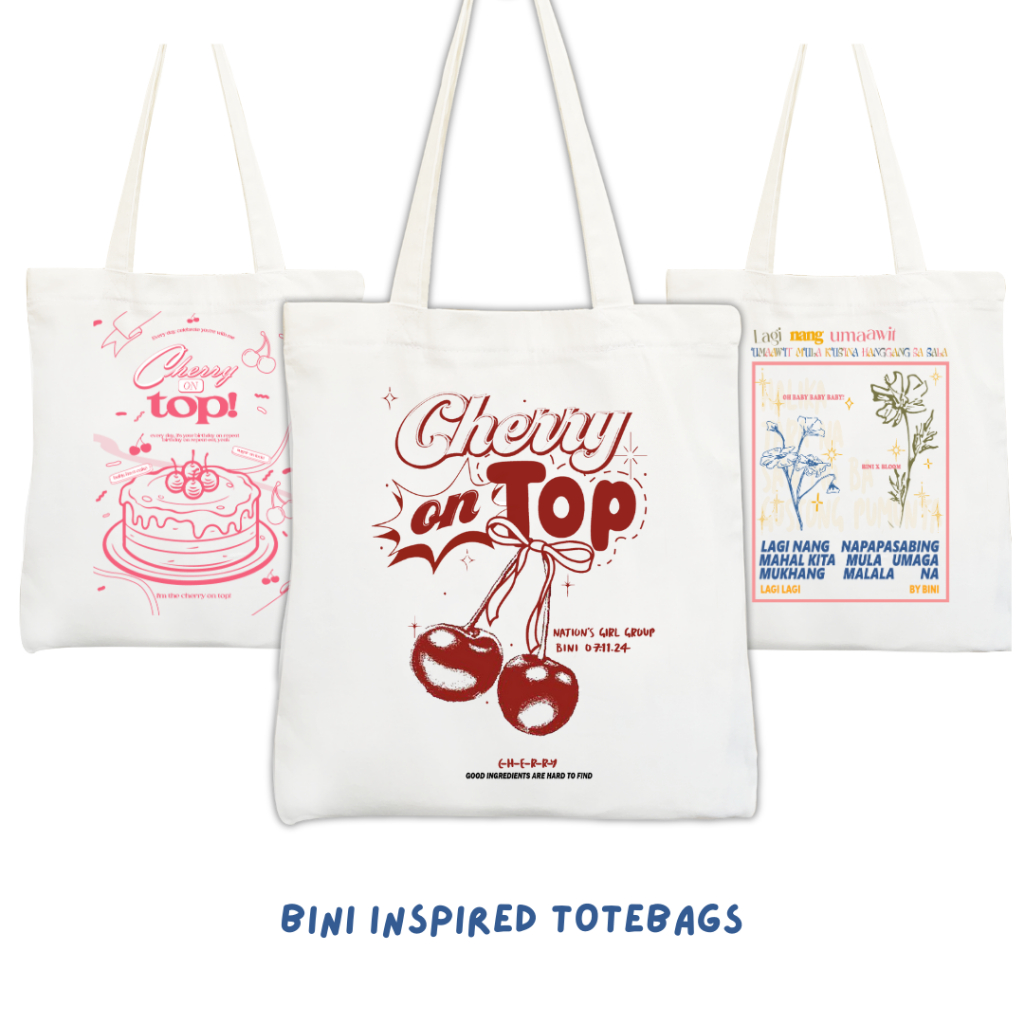 Bini Inspired White Thick Canvas Tote Bags | Shopee Philippines