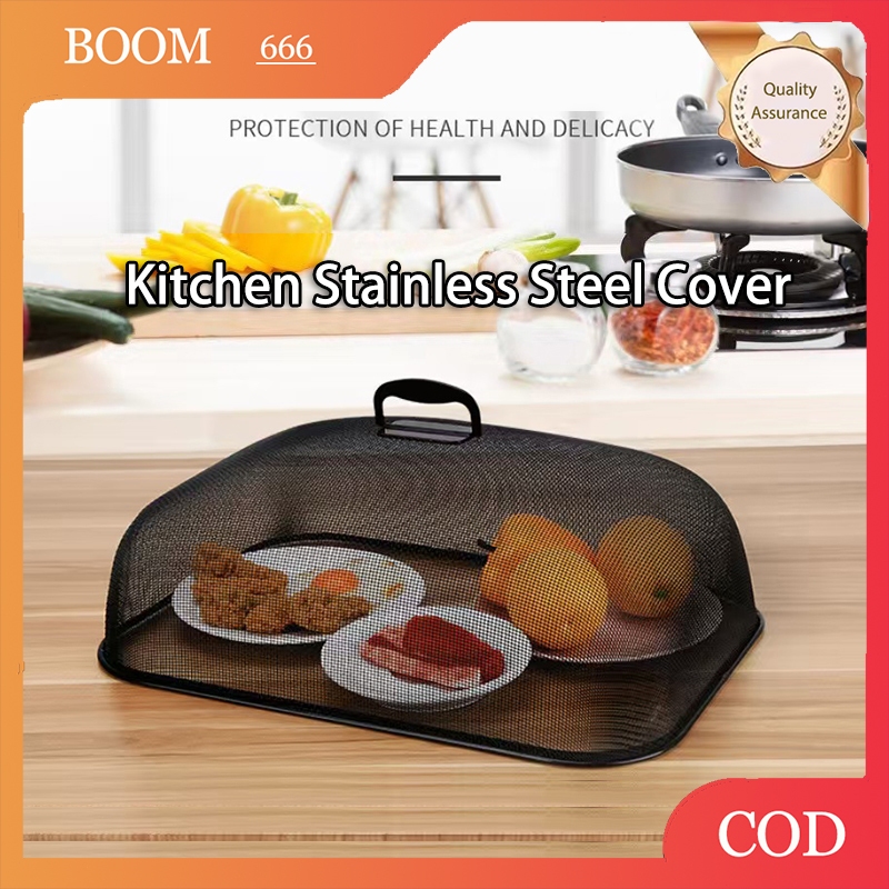 BOM Plate Cover Dish Cover Mesh Cover Dining Table Round Style Anti Fly ...