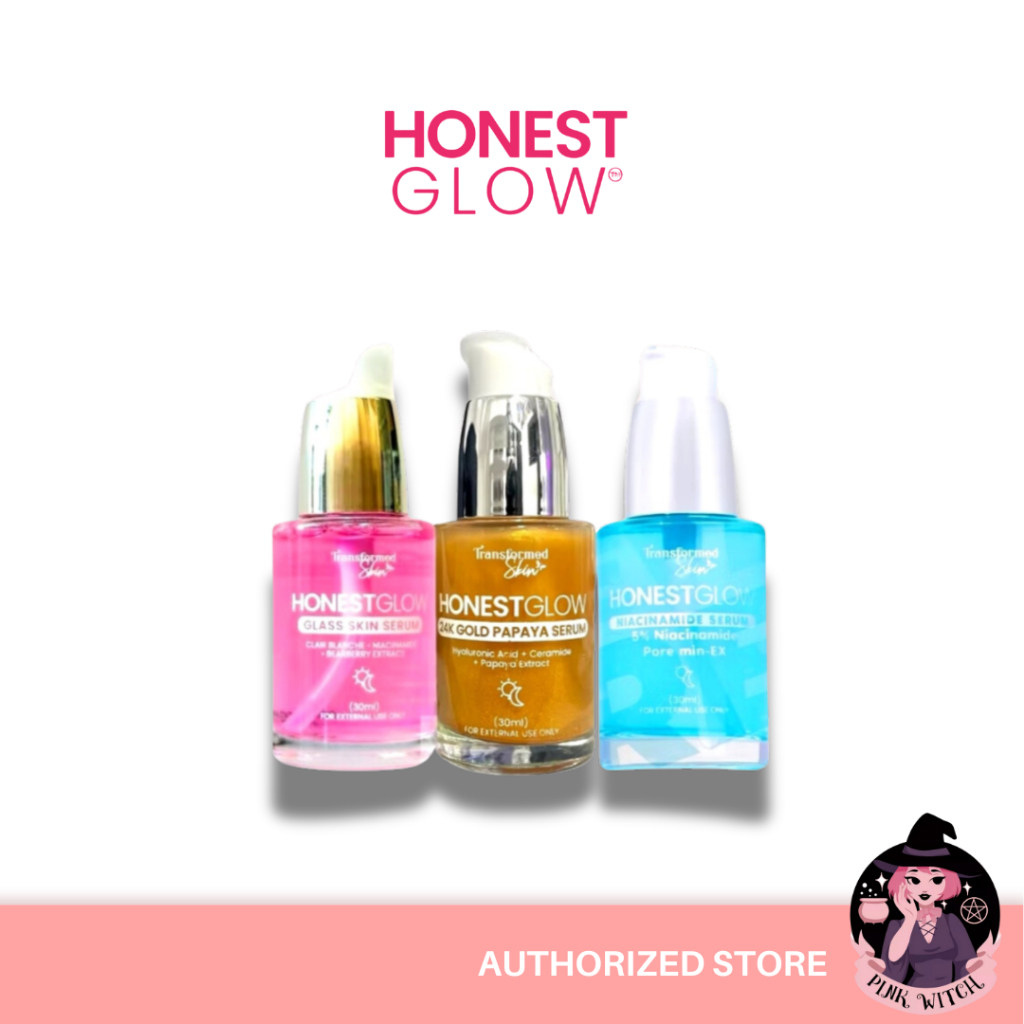 Honest Glow 24k Gold Papaya Serum or Glass Skin Serum 30ml or ...