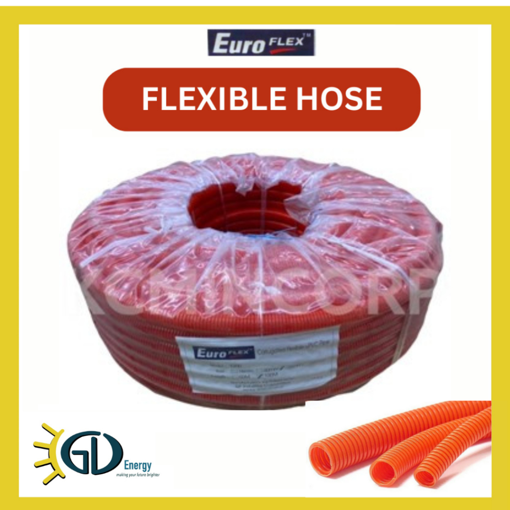 Euroflex PVC Flexible hose 50meters 100meters (1/2, 3/4, 1) | Shopee Philippines