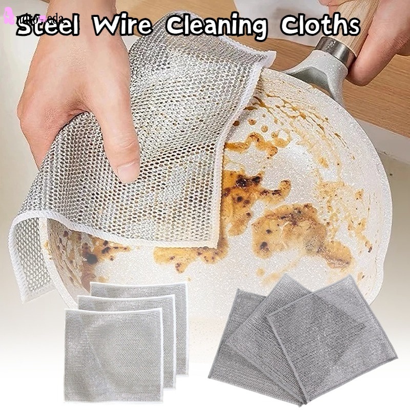 GY Wire Cleaning Cloth Dishwashing Scrubber Non-Scratch Wire Dishcloth ...