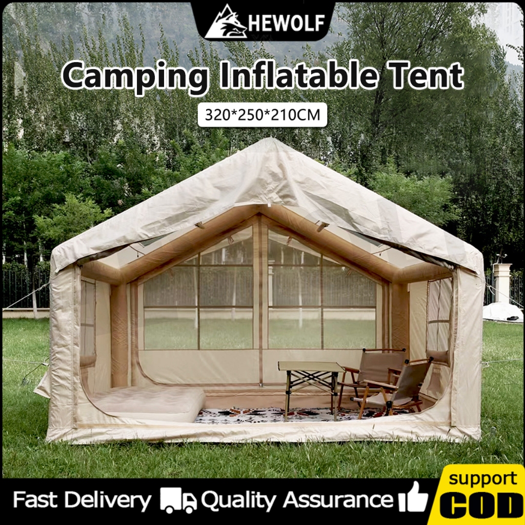 Large Inflatable Tent Camping Tent Portable Inflatable Outdoor Tent ...