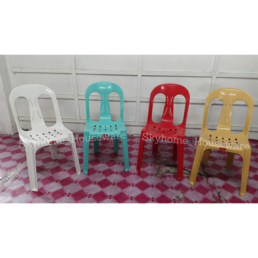UNI-LUCKY PLASTIC MONOBLOCK CHAIR/UPUAN | Shopee Philippines