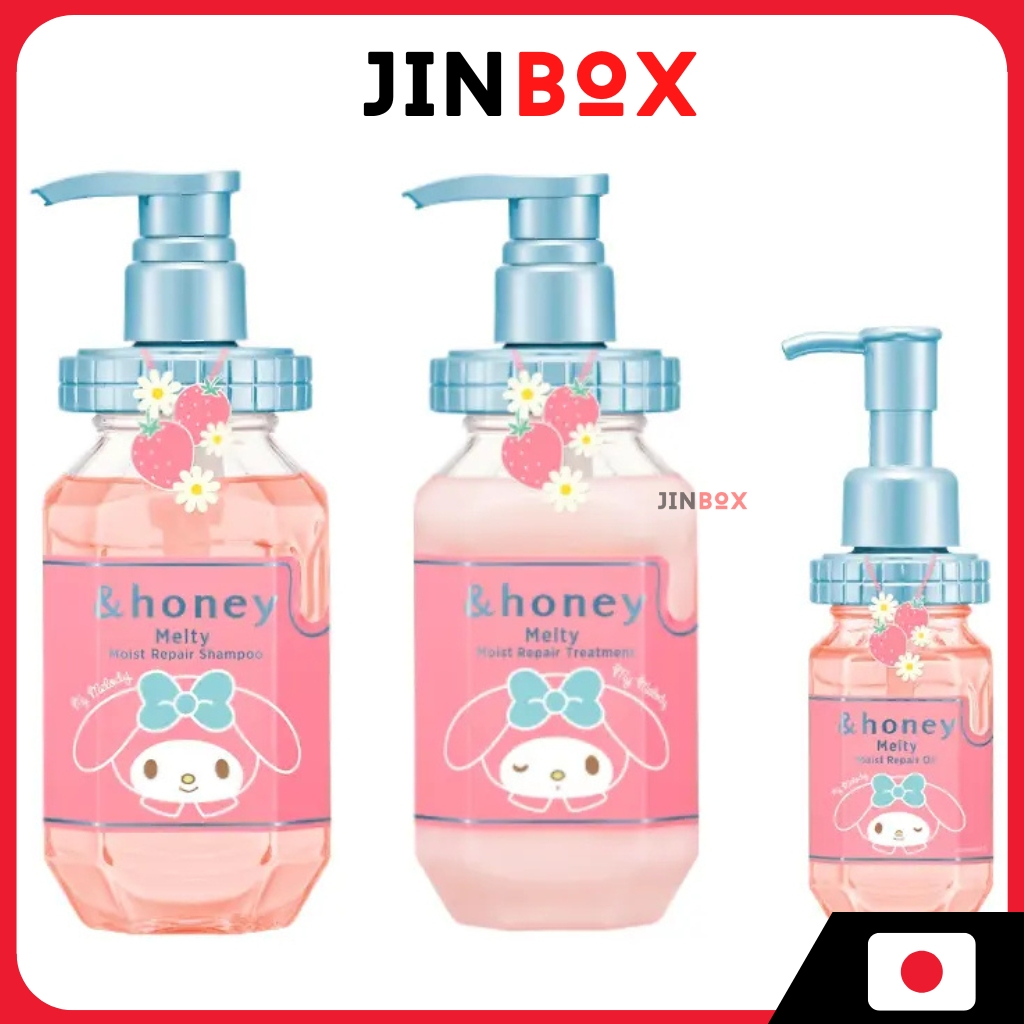 [Limited Edition Design] &Honey Melty Moist Repair Shampoo & Treatment [My Melody] | Shopee ...