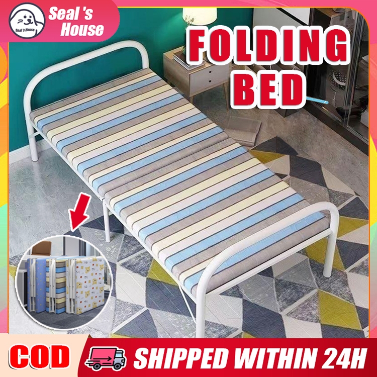 Seal Folding Bed Single Bed Simple Folding Bed with foam foldable bed ...