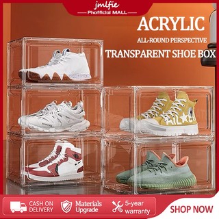 Lego brick shoe box Stackable Clear magnetic shoe box large Space ...