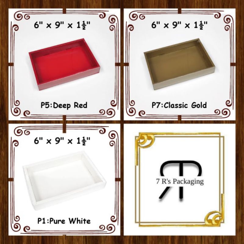 20 pcs. - 6 x 9 x 1½ Big Tray Gift Box | Shopee Philippines