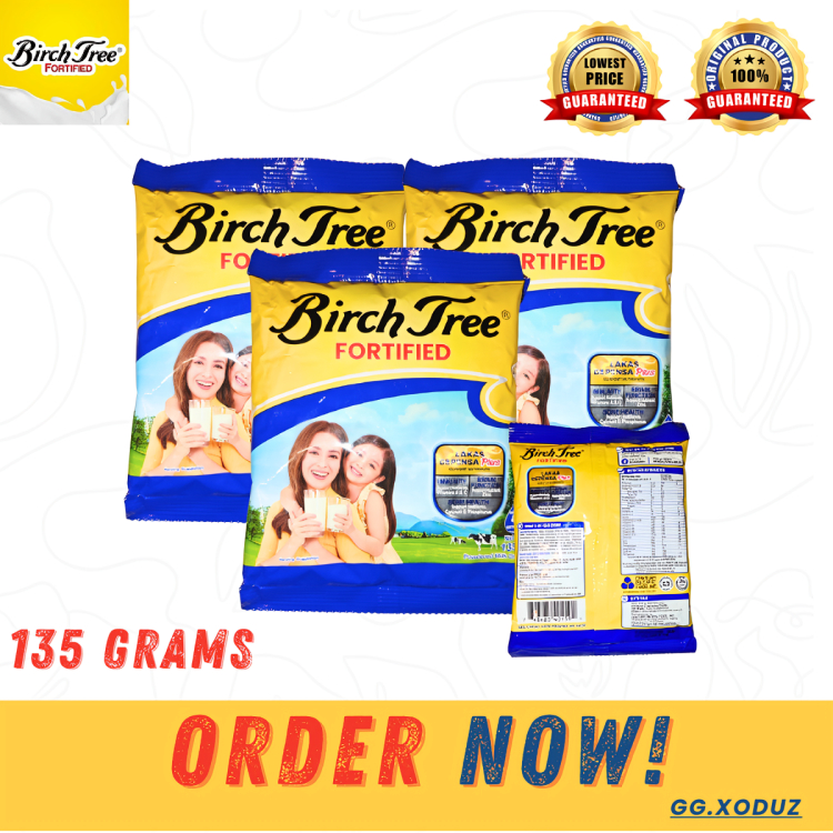 Authentic BIRCH TREE FORTIFIED Powdered Milk Drink - 135g Nourishing ...