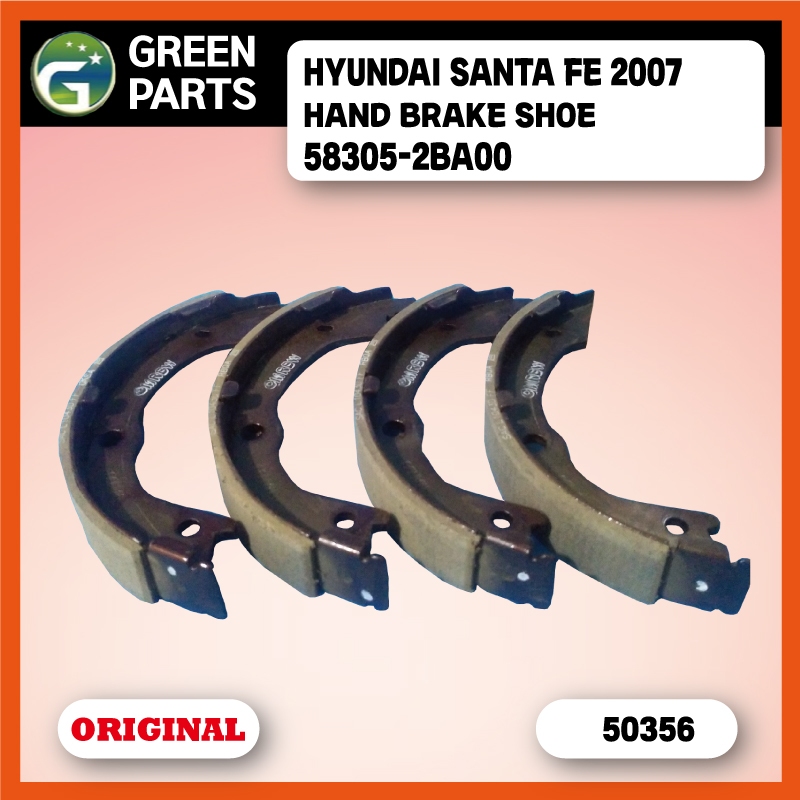 HAND BRAKE SHOE ( HAND BRAKE) FOR HYUNDAI SANTA FE (REAR) MODEL 2007 ...