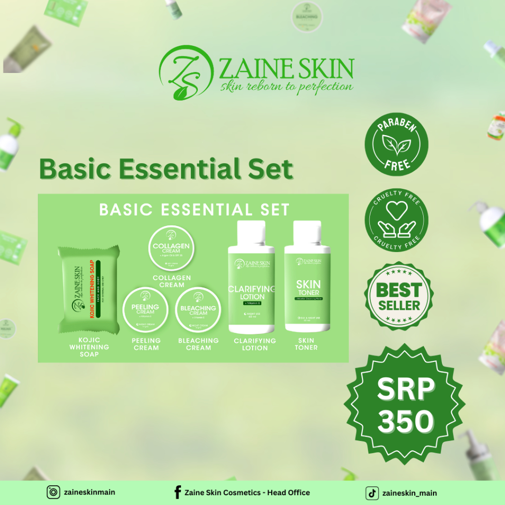 Zaineskin Basic Essential Set for facial use Black and White Heads ...