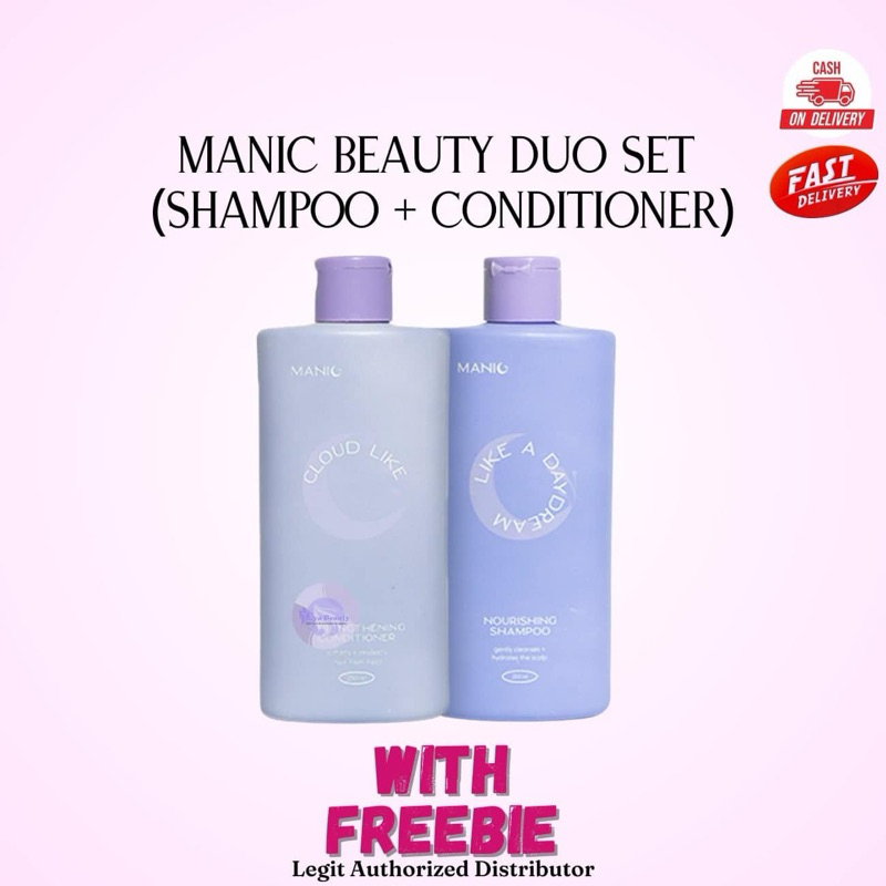 MANIC BEAUTY Shampoo and Conditioner 250ml | Shopee Philippines